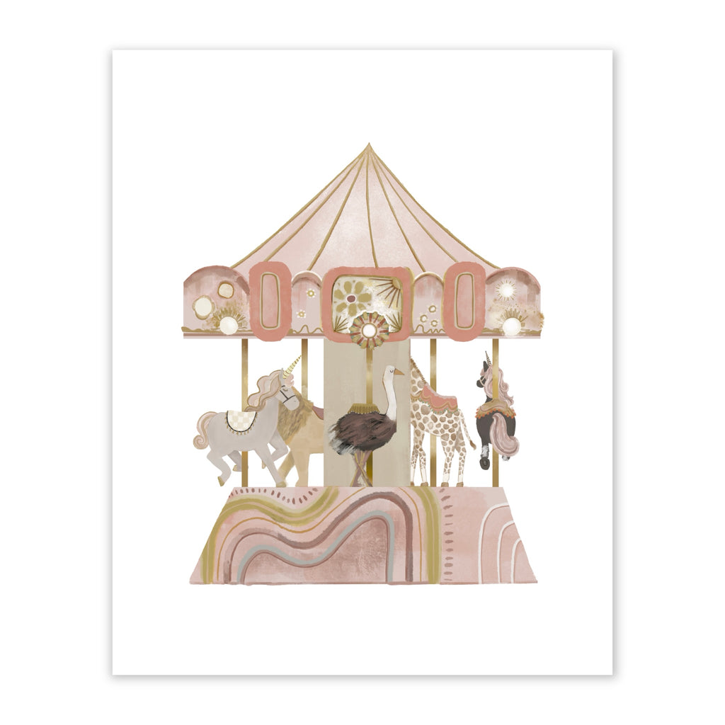 Carousel - Artwork Print – Milton & Goose